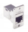 L-COM Cat5e RJ45 Coupler Shielded (8x8) Panel Mount Style ECF504-SC5E ...